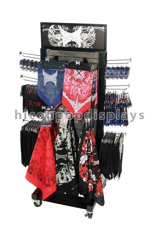 Movable Slatwall Floor Displays For Clothing Store , Slatwall Store ...