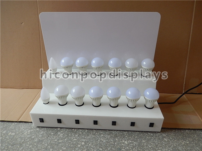 Custom Point Of Purchase Merchandising Displays For Bulbs And Acrylic ...