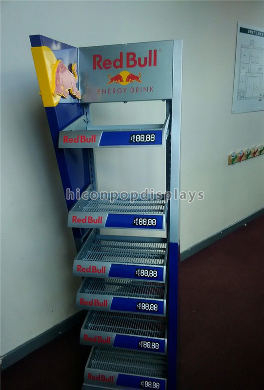 6 Layer Floor Standing Advertising Display Stand For Retail Stores / Shops