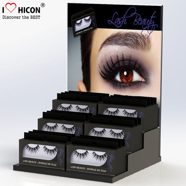 Create Beauty Acrylic Lash Display Fake Strip False Eye Lash Box Retail ...