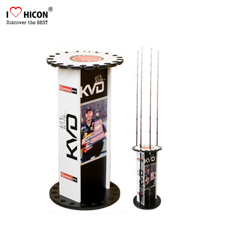 Eye-catching New Customized Fishing Rod Rack Display Stand For Retail ...