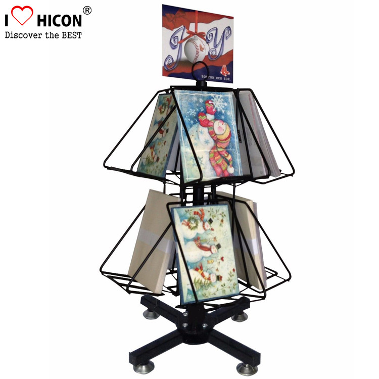 Greeting Cards Retail Store Fixtures Movable Commercial Book Display ...