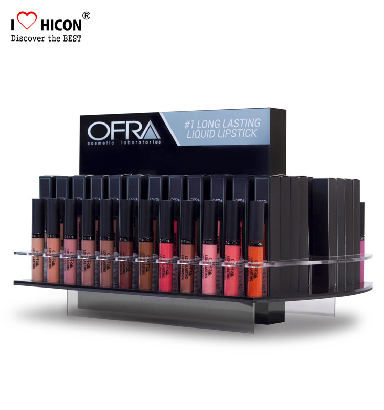 Fresh Cosmetic Display Stand Custom Merchandising Acrylic Liquid ...