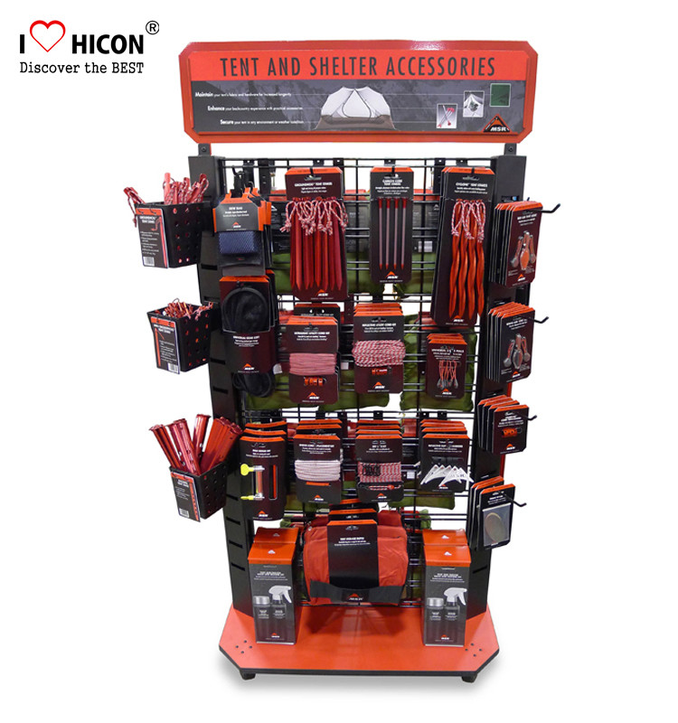 Custom Sturdy Floor Metal Advertising Hand Power Tool Display Rack